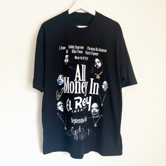 Shirts | Nipsey Hussle All Money In Black T Shirt El Rey Theatre Hip ...
